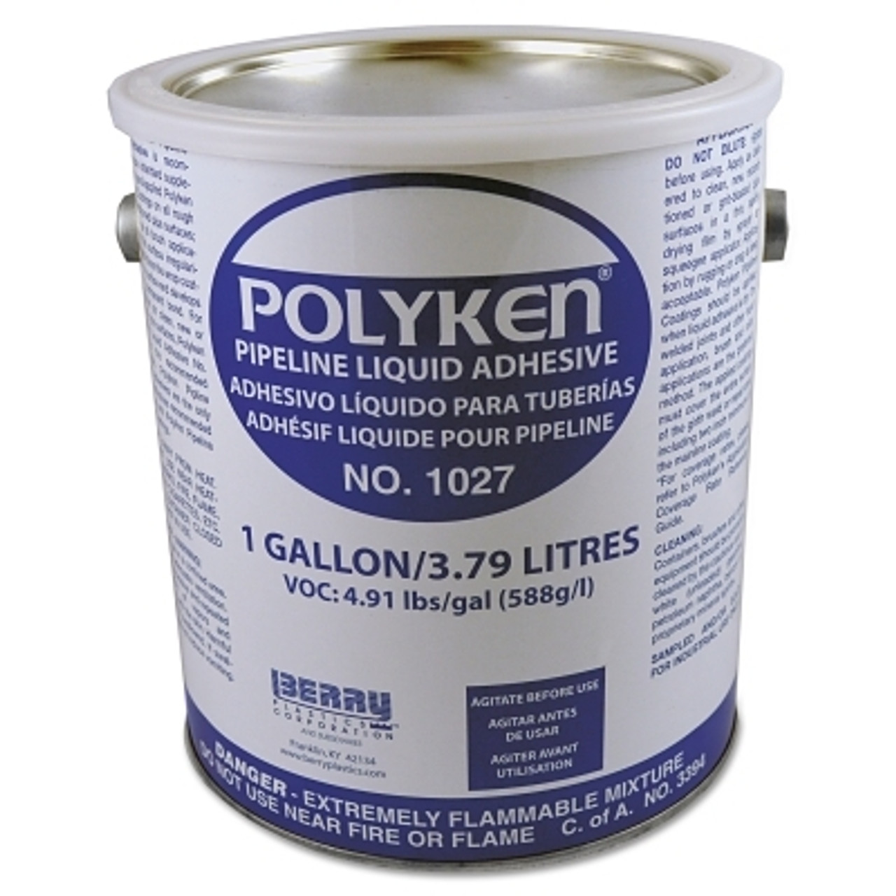 Polyken Pipeline Primer, 1 gal Can, Black (4 GAL / CS) - Industrial ...
